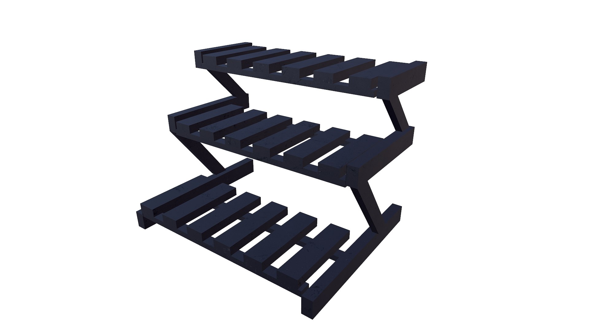 3D модель Metal Shelf Stand - TurboSquid 2013988