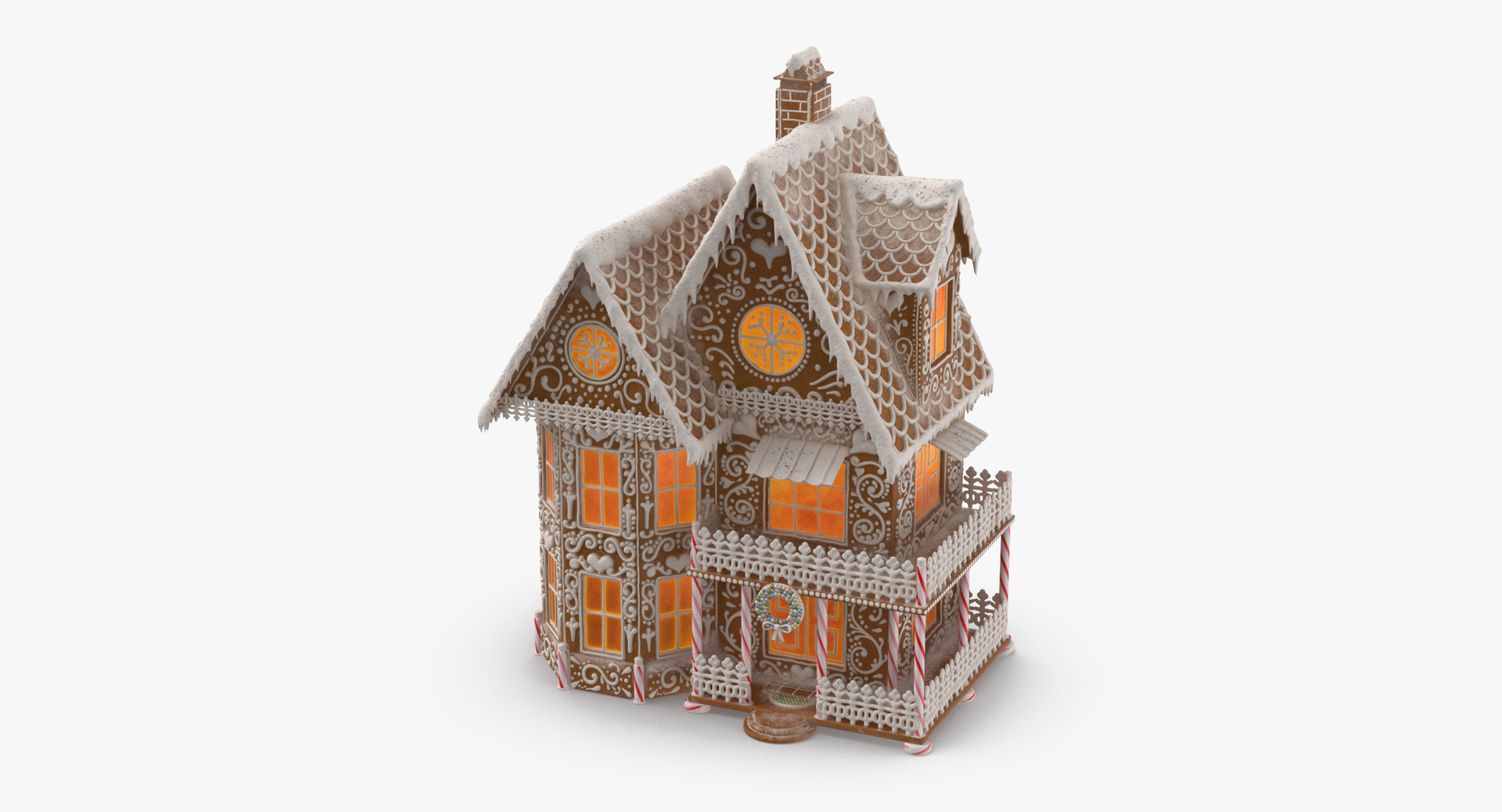 Gingerbread House 3D - TurboSquid 1230820