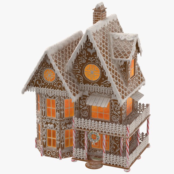 Free 3D Gingerbread-House Models | TurboSquid