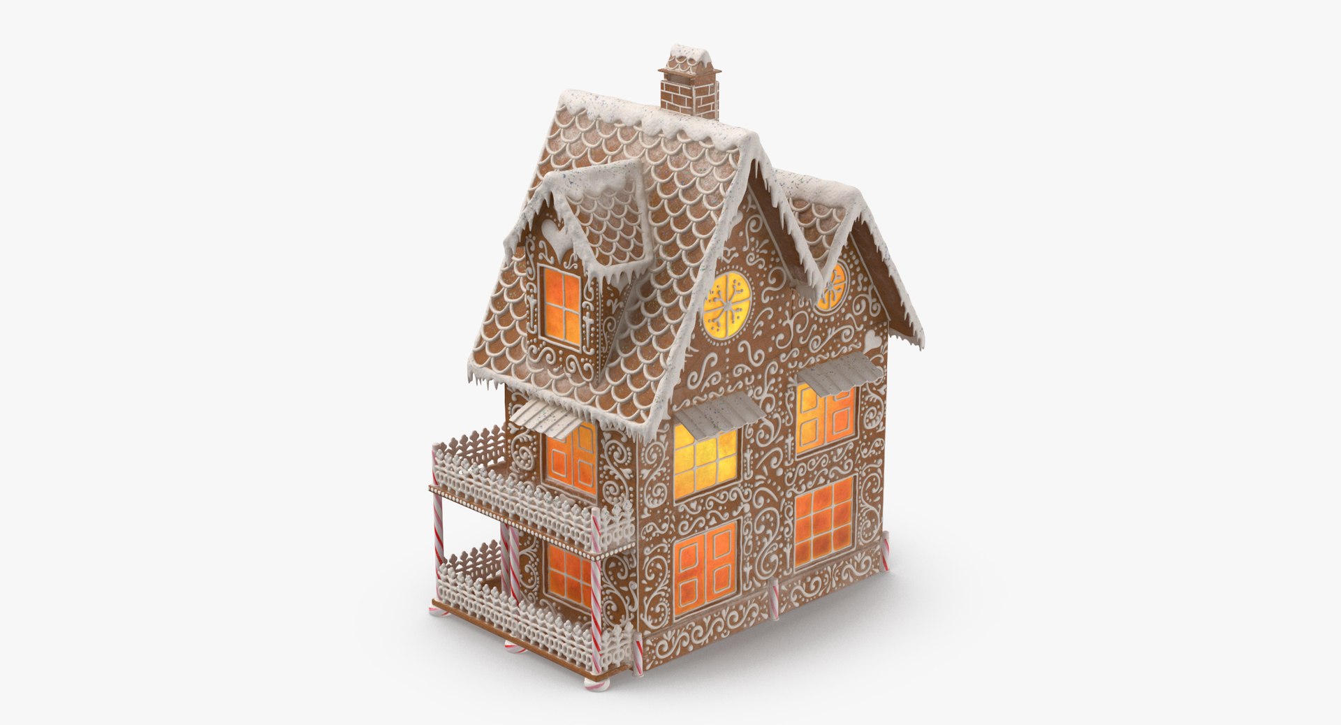 Gingerbread House 3D - TurboSquid 1230820