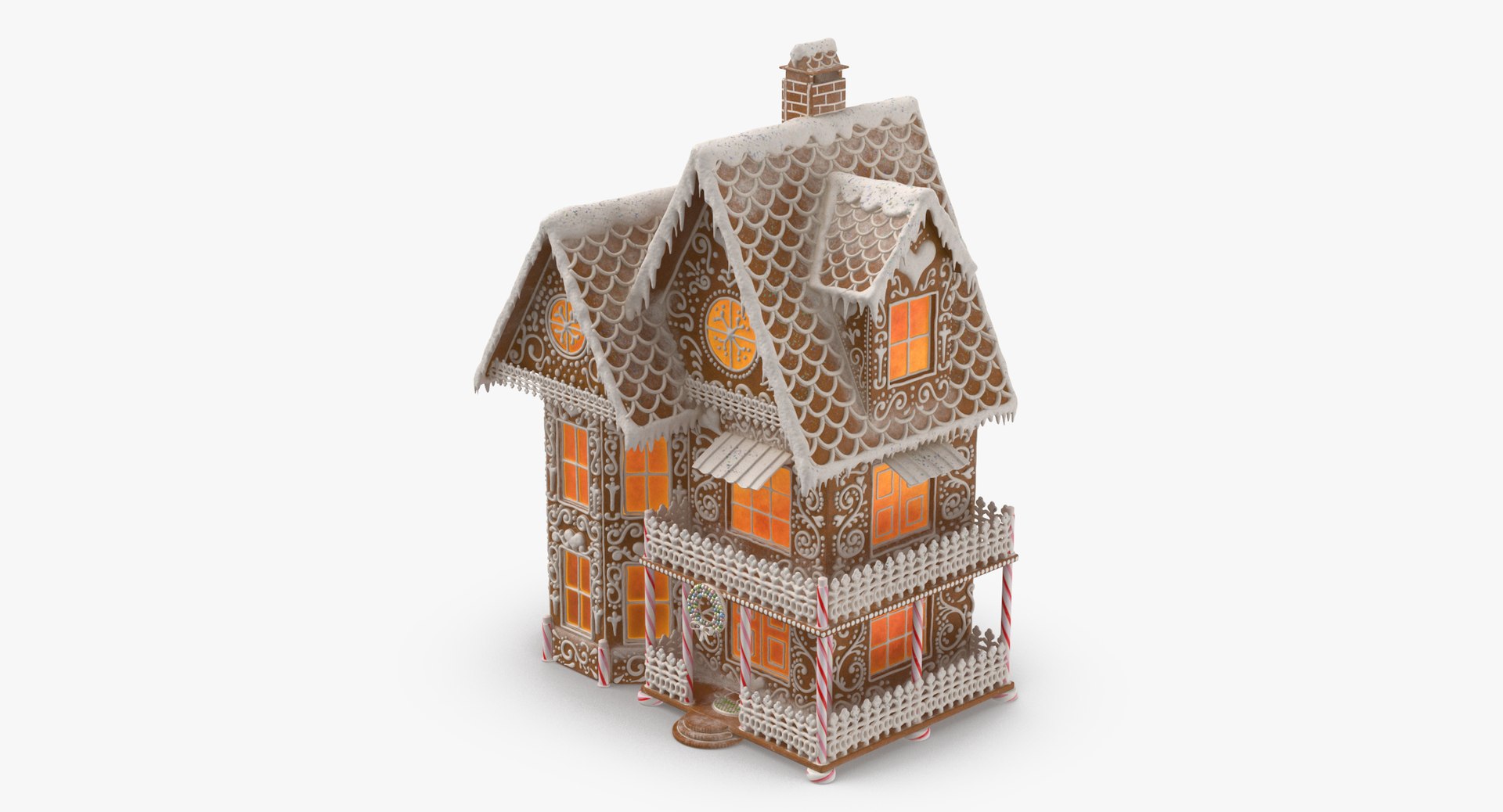 Gingerbread House 3D - TurboSquid 1230820