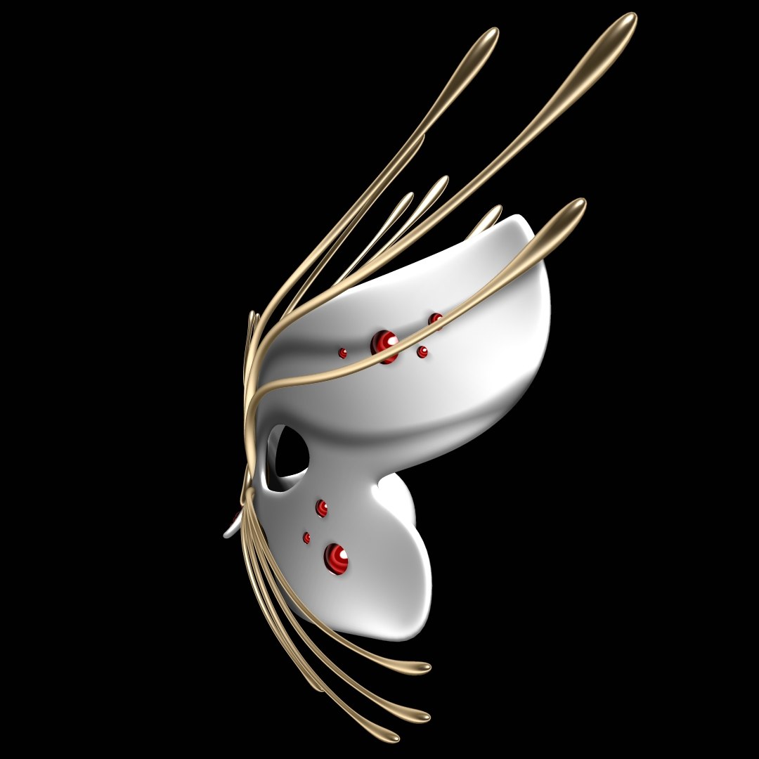 Butterfly Mask Model - TurboSquid 1296971