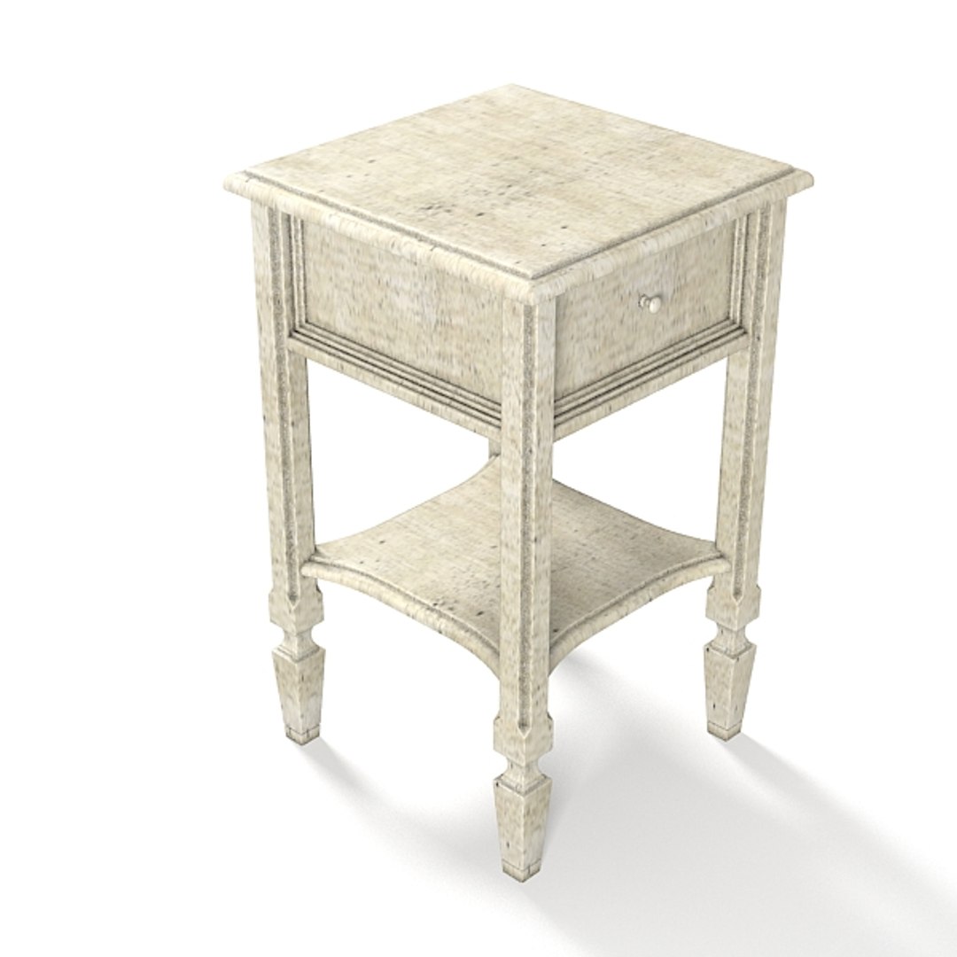 3d Classic Night Stand Model