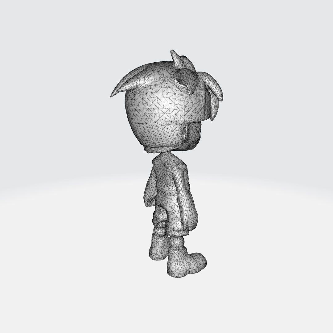 Chibi Ninja Warrior Cute Stealth Fighter With Mask Model - TurboSquid ...