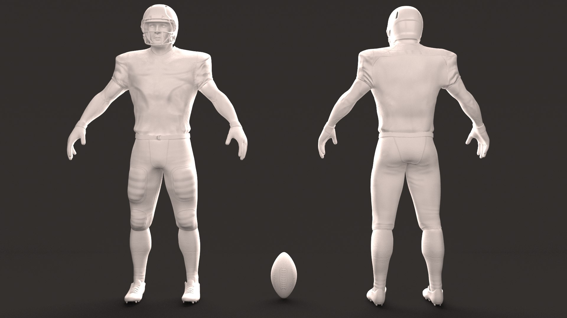 Football Player 2020 3D Model - TurboSquid 1541811