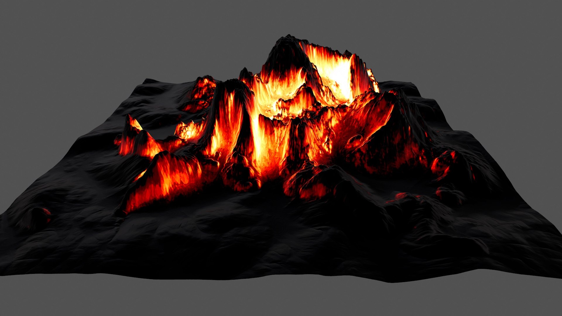 3D Model Volcano - TurboSquid 1177458