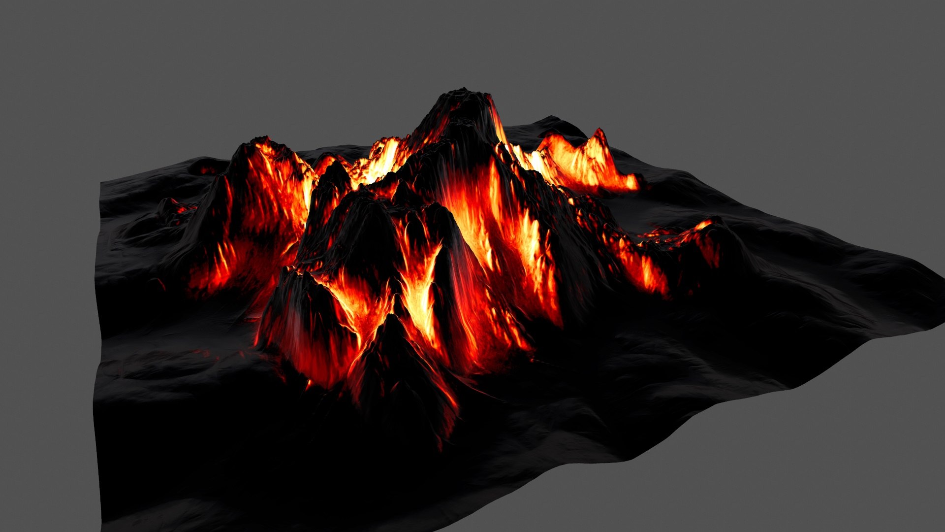 3D Model Volcano - TurboSquid 1177458