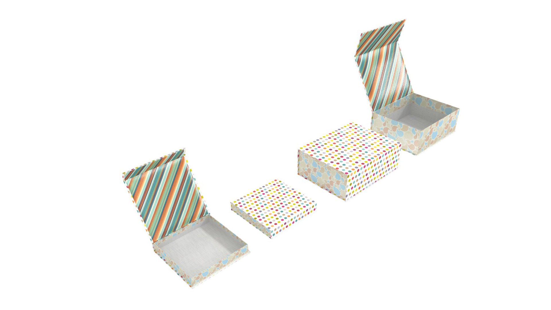 Two Paper Boxes 3D Model - TurboSquid 1802905