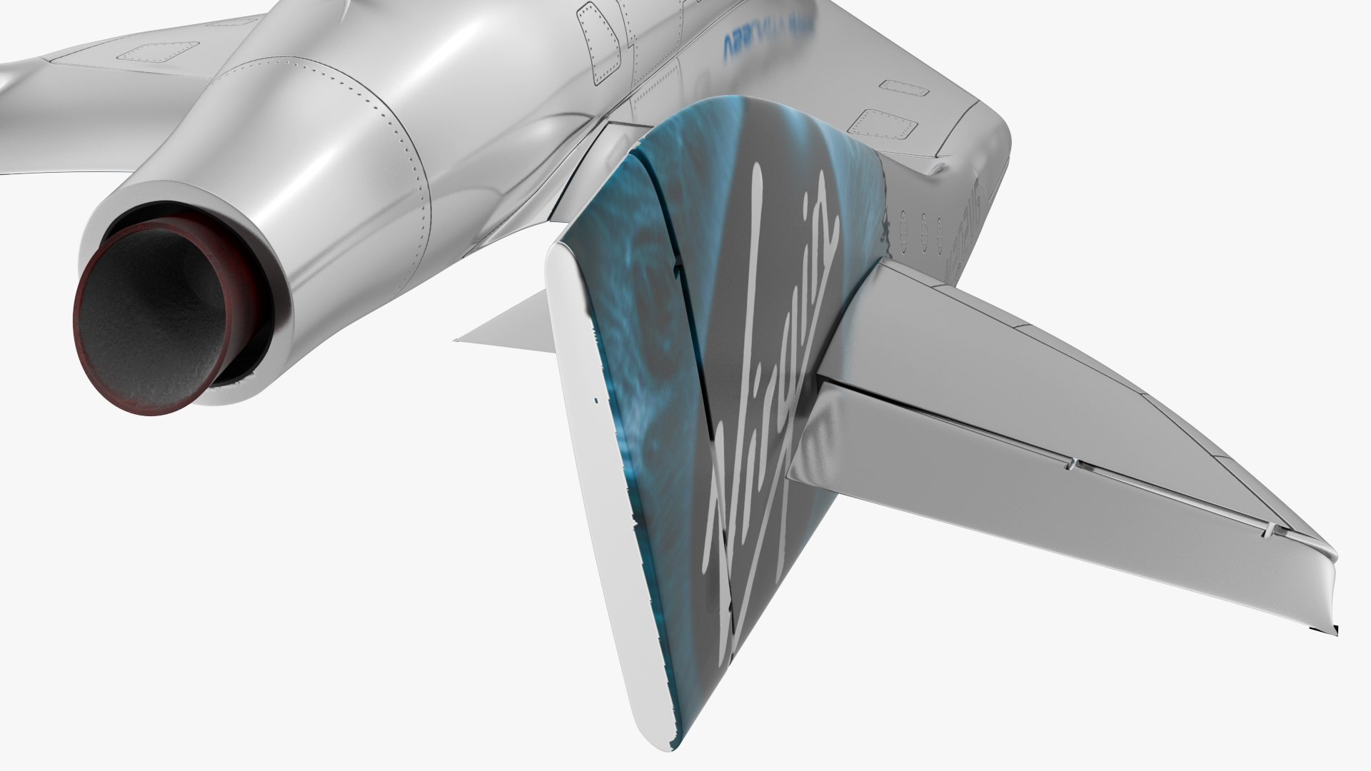 3D model VSS Imagine Virgin Galactic SpaceShip III Flight - TurboSquid ...