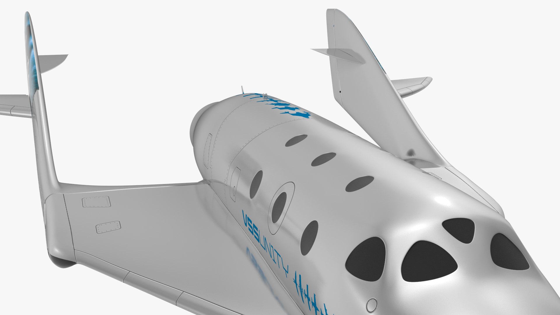 3D model VSS Imagine Virgin Galactic SpaceShip III Flight - TurboSquid ...