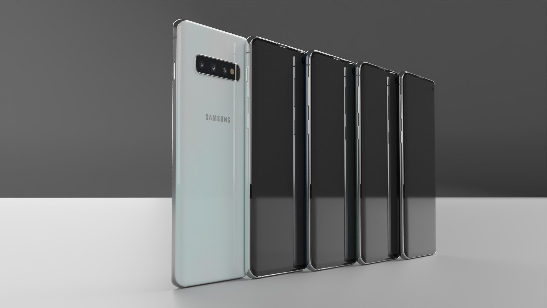 Samsung Galaxy S10 All Colors Smartphone 3D - TurboSquid 2093772