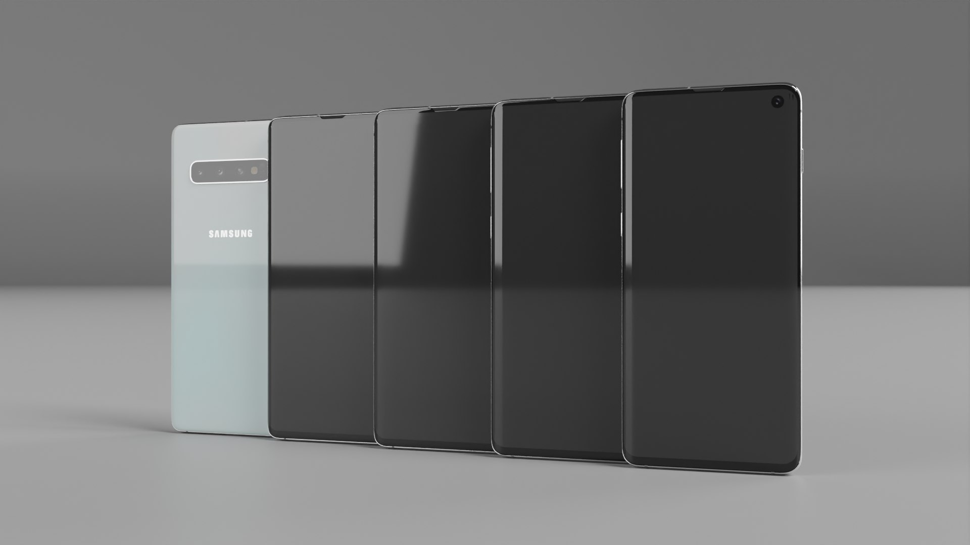 Samsung Galaxy S10 All Colors Smartphone 3D - TurboSquid 2093772