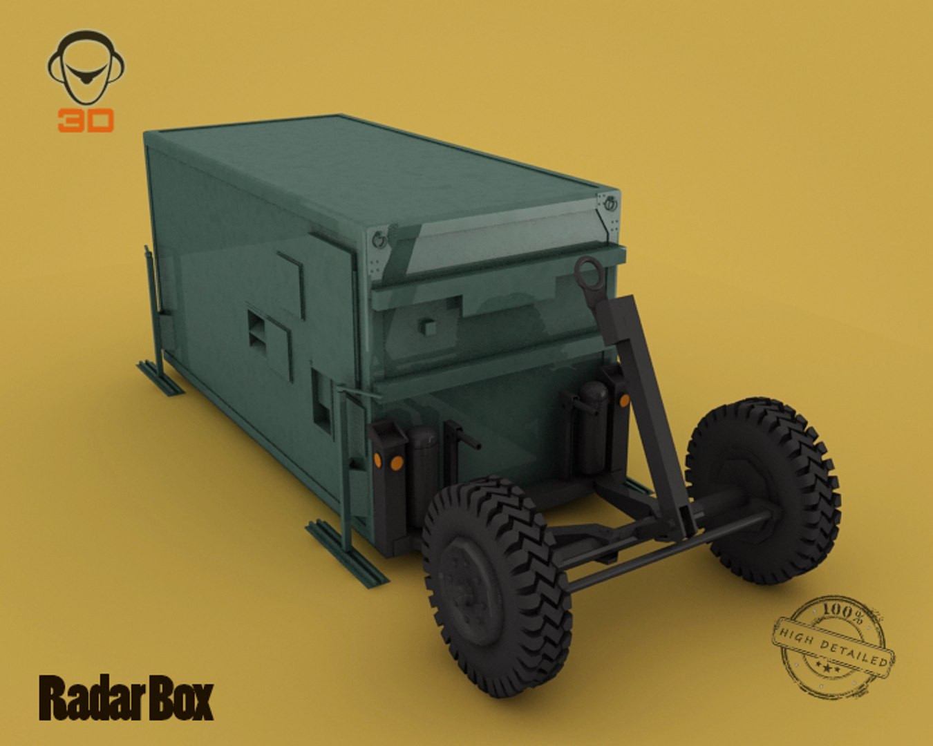 3D Radar Box Model - TurboSquid 1346582