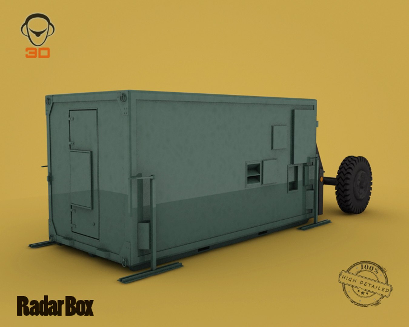 3D Radar Box Model - TurboSquid 1346582