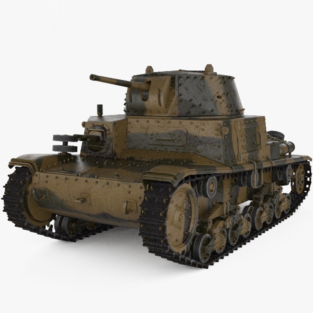 modelo 3d Fiat-Ansaldo M13 / 40 - TurboSquid 1514425