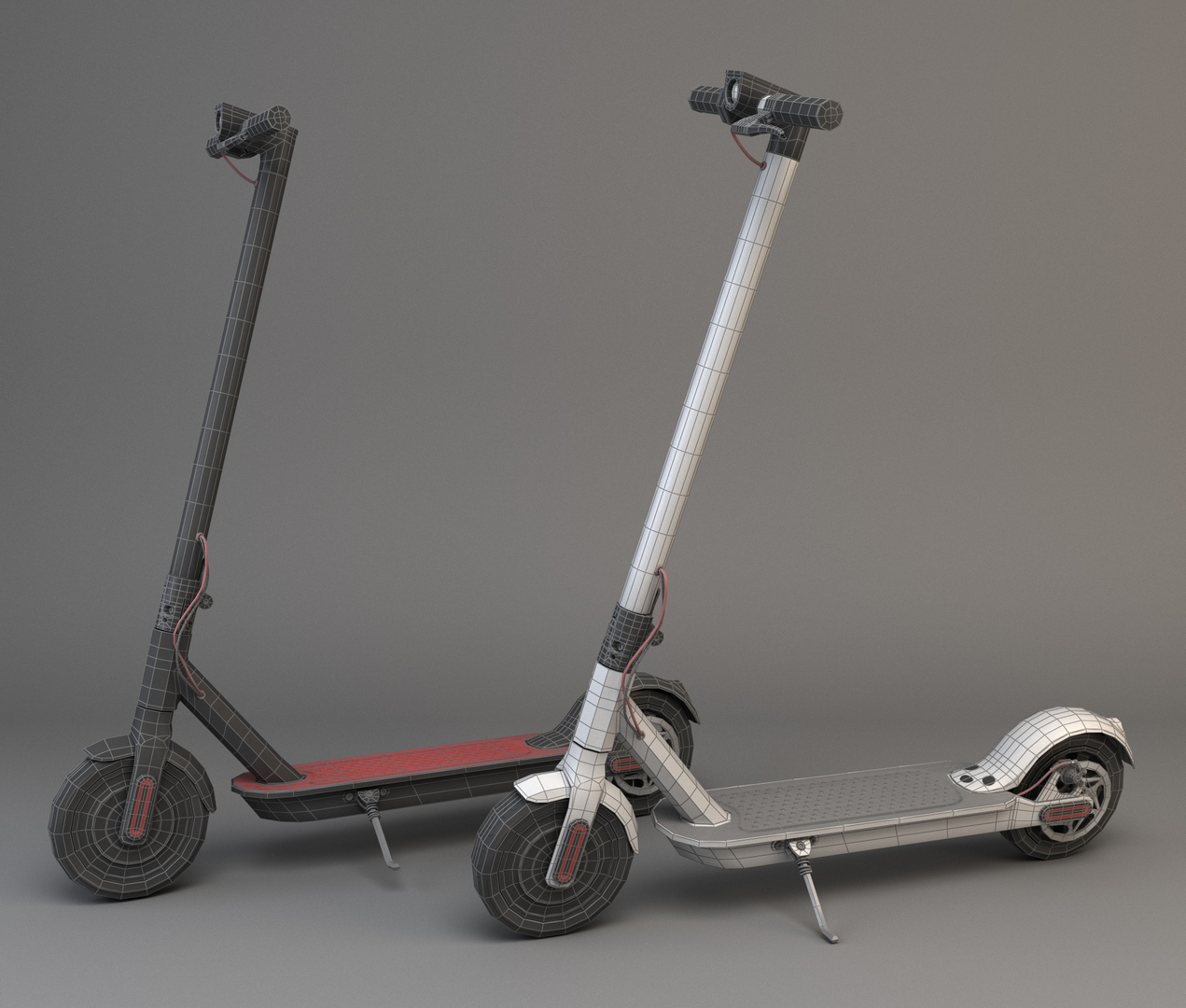 3D Electric Scooter Model - TurboSquid 1712178