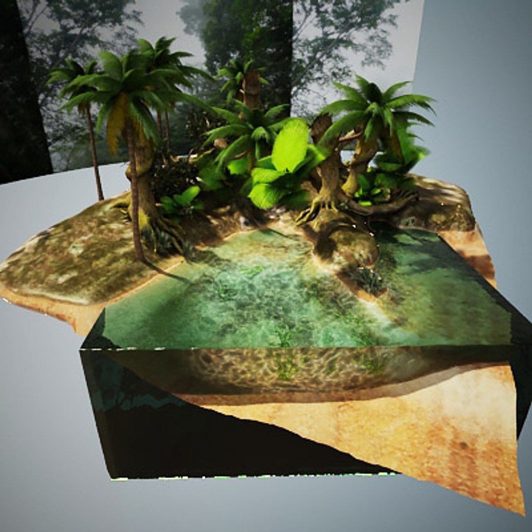 Free Evolution Scene 3d Model