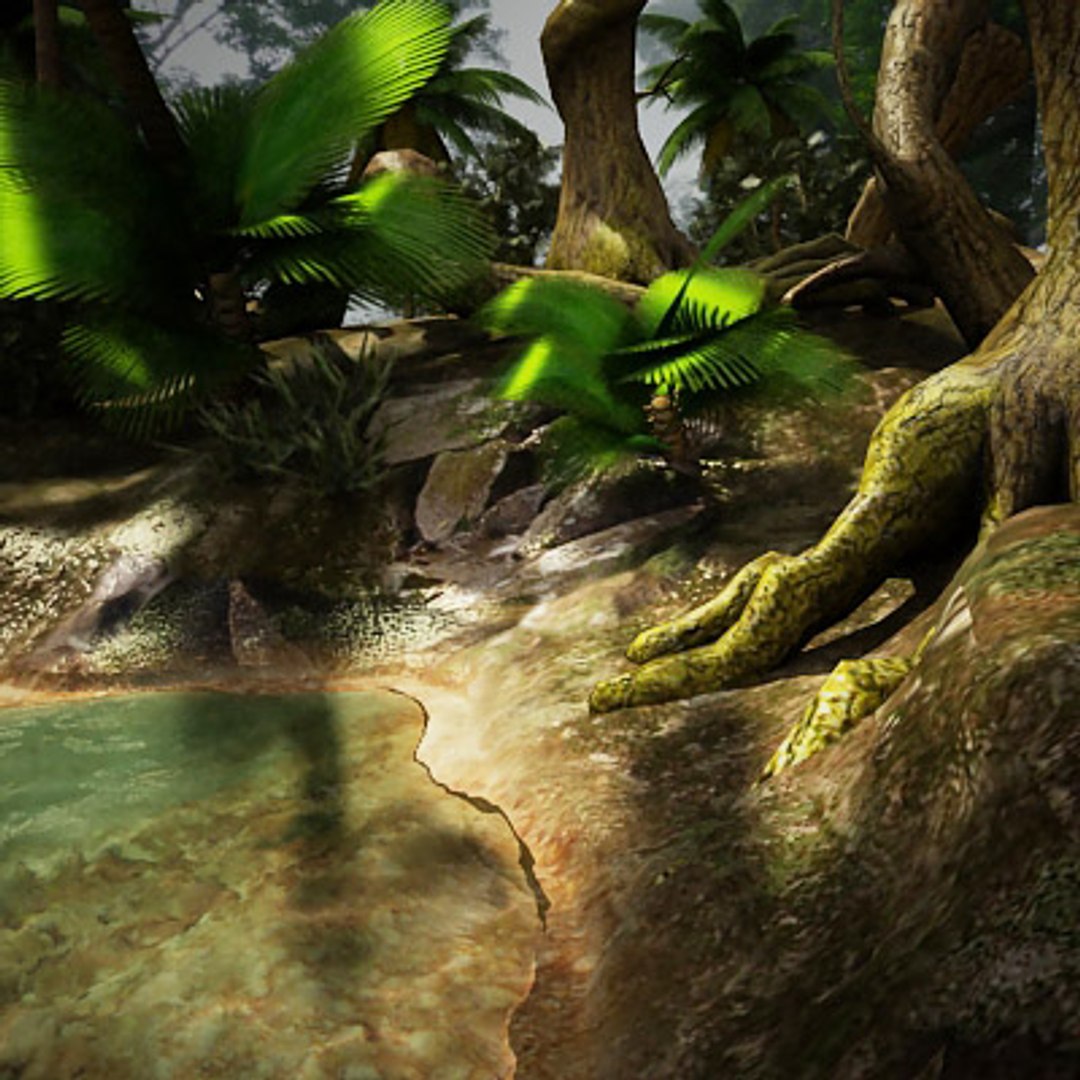 Free Evolution Scene 3d Model