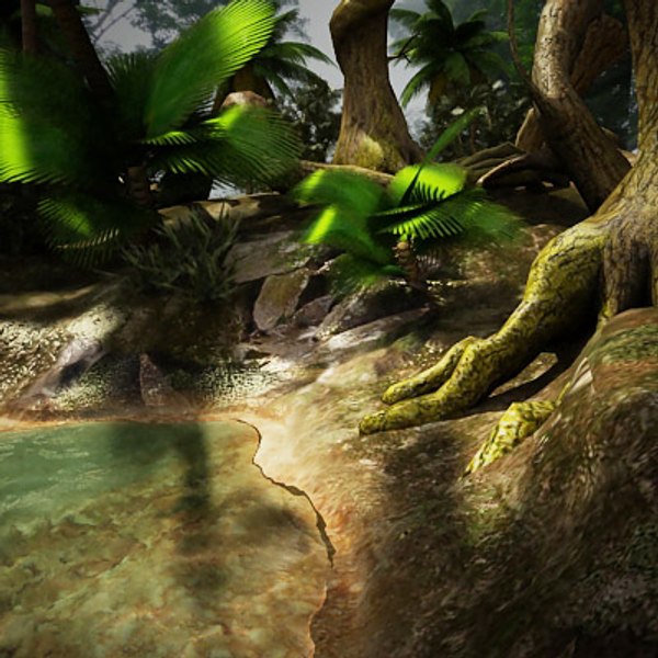 free evolution scene 3d model