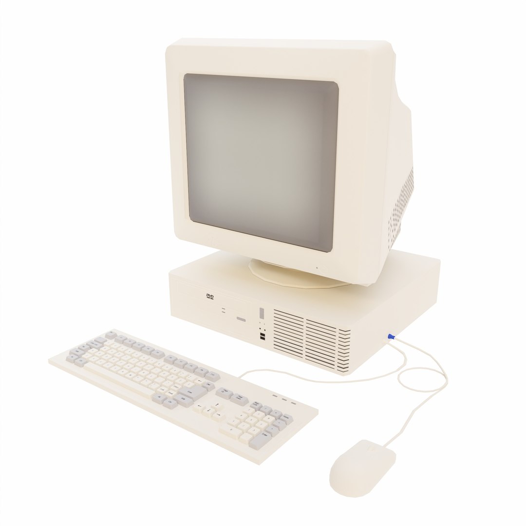3D Old Computer Pbr Lowpoly 3d Model Model - TurboSquid 2406872
