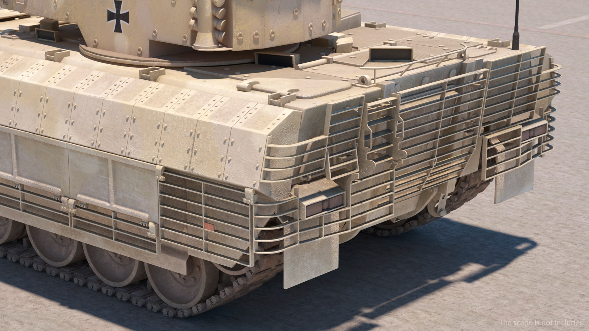 Puma German IFV Military Tank Sandy Dirty 3D Model - TurboSquid 2290820