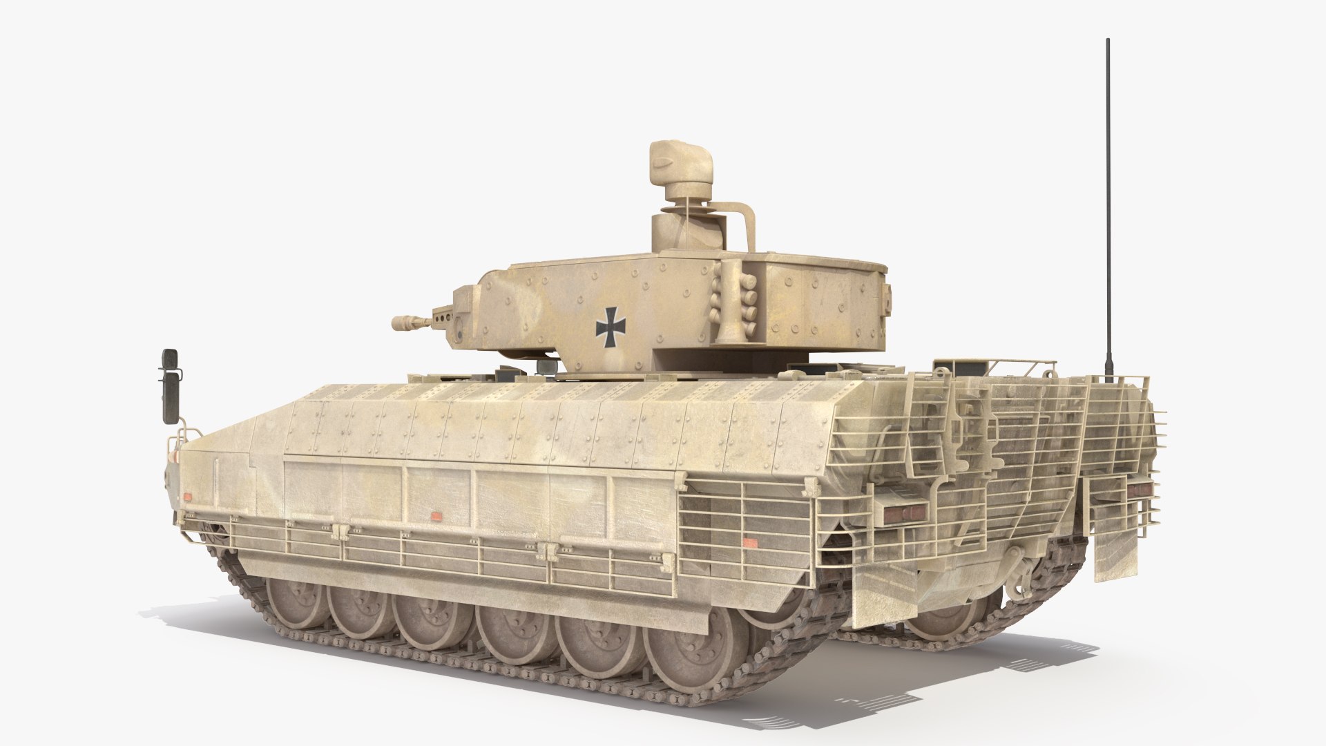 Puma German IFV Military Tank Sandy Dirty 3D Model - TurboSquid 2290820