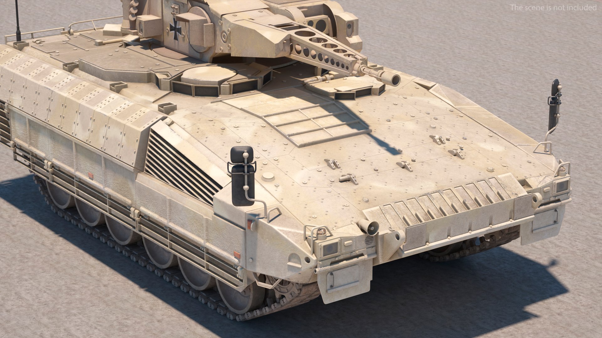 Puma German IFV Military Tank Sandy Dirty 3D Model - TurboSquid 2290820