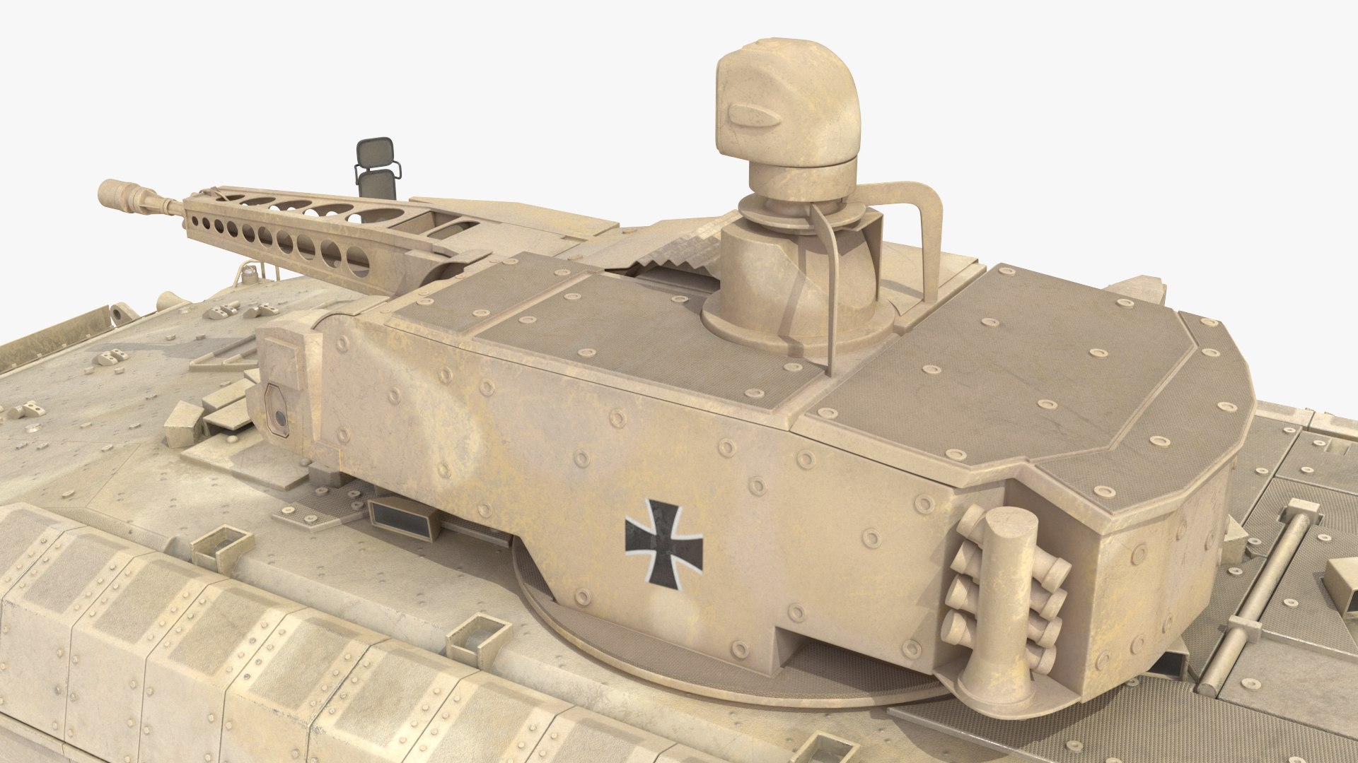 Puma German IFV Military Tank Sandy Dirty 3D Model - TurboSquid 2290820