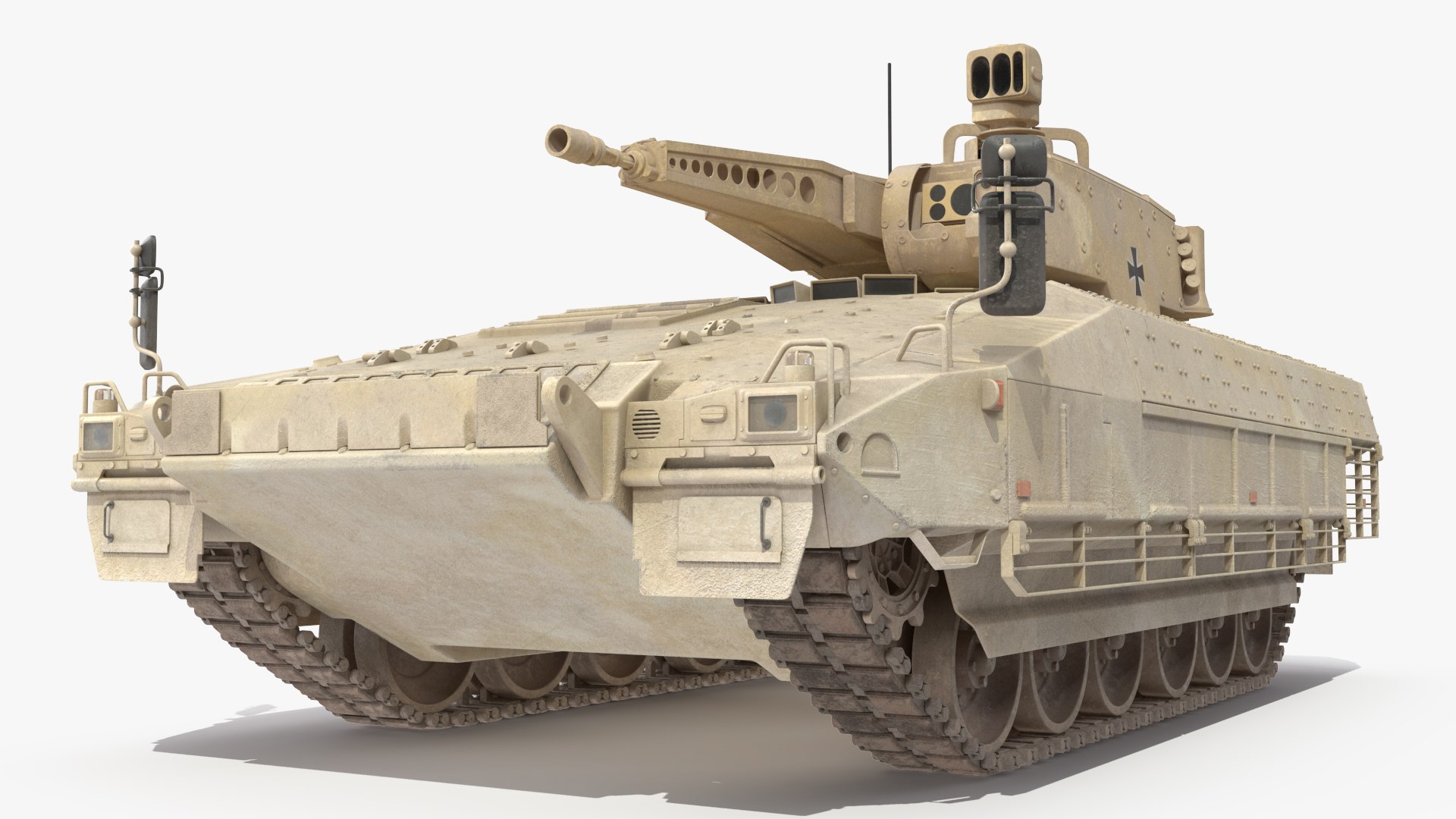 Puma German IFV Military Tank Sandy Dirty 3D Model - TurboSquid 2290820