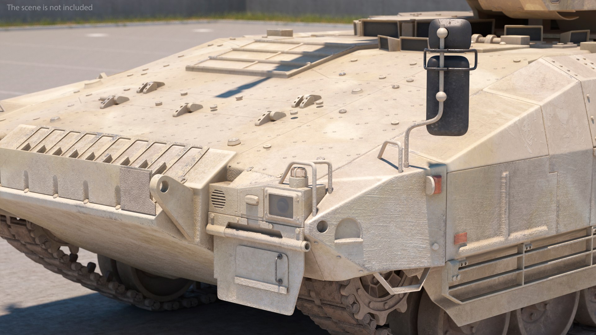 Puma German IFV Military Tank Sandy Dirty 3D Model - TurboSquid 2290820