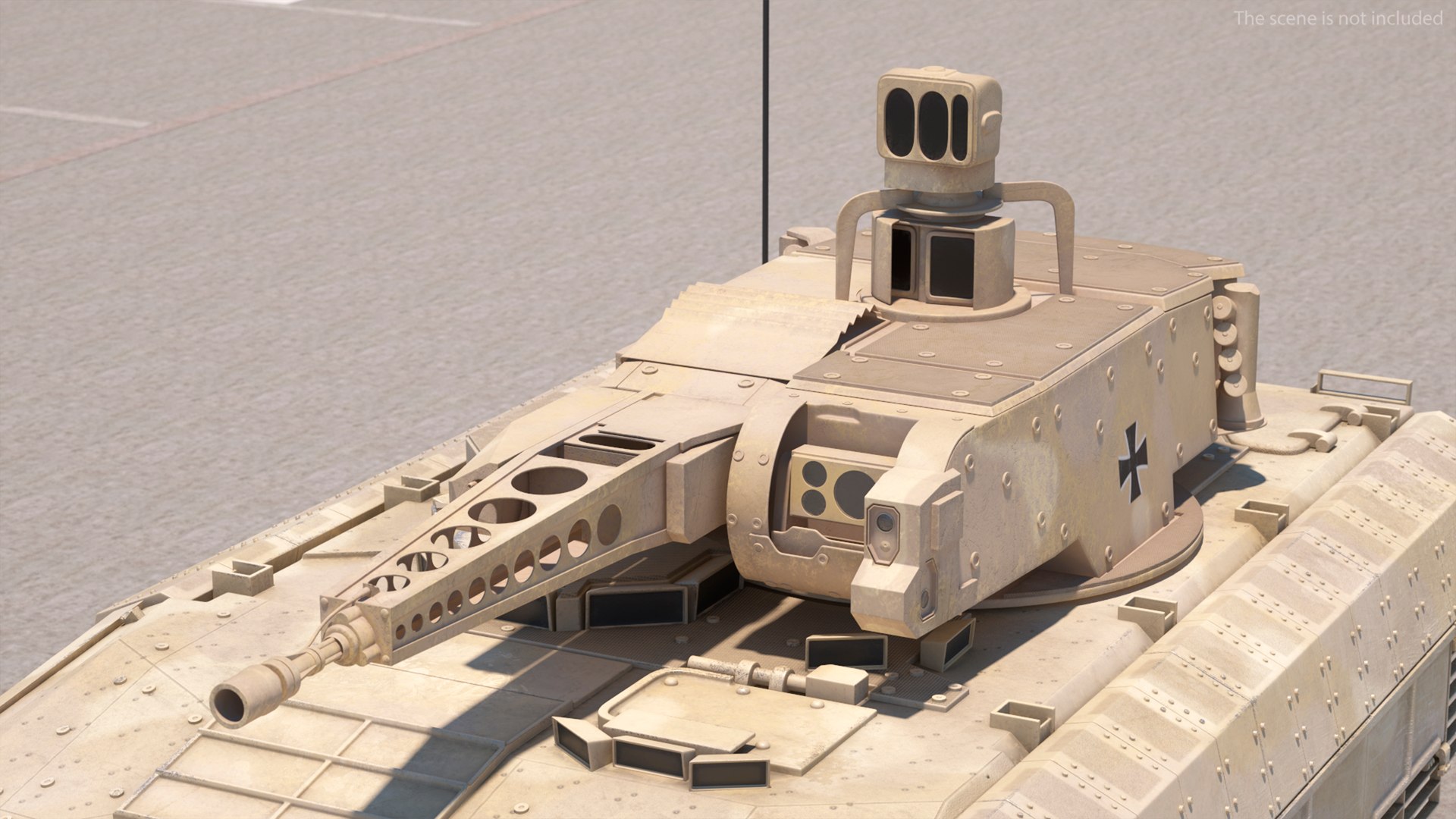 Puma German IFV Military Tank Sandy Dirty 3D Model - TurboSquid 2290820