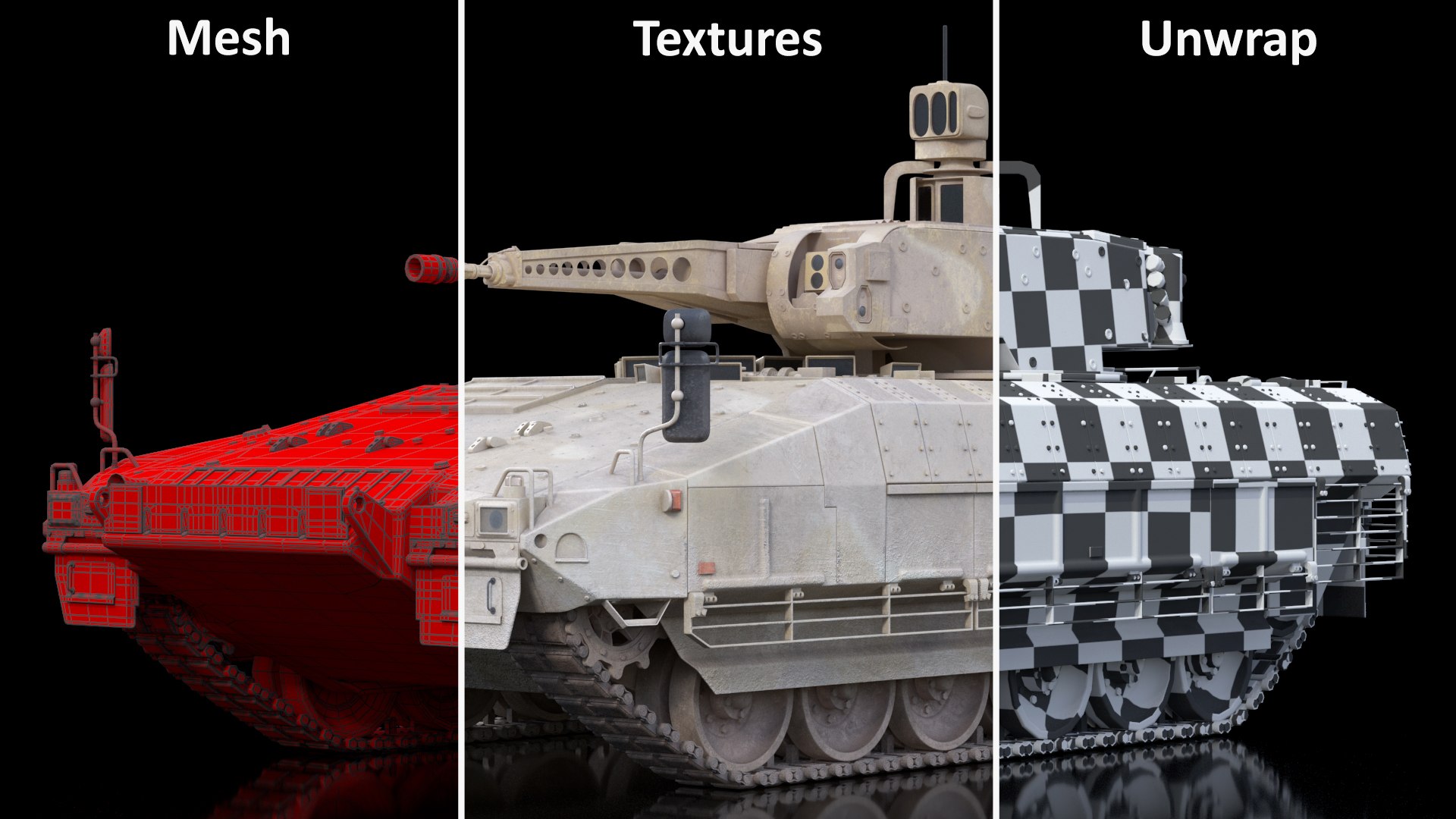 Puma German IFV Military Tank Sandy Dirty 3D Model - TurboSquid 2290820