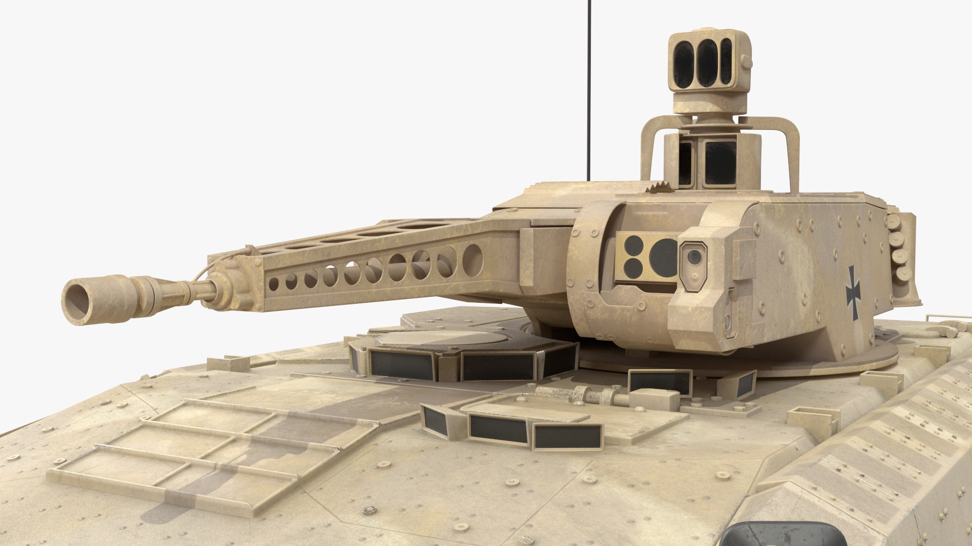 Puma German IFV Military Tank Sandy Dirty 3D Model - TurboSquid 2290820