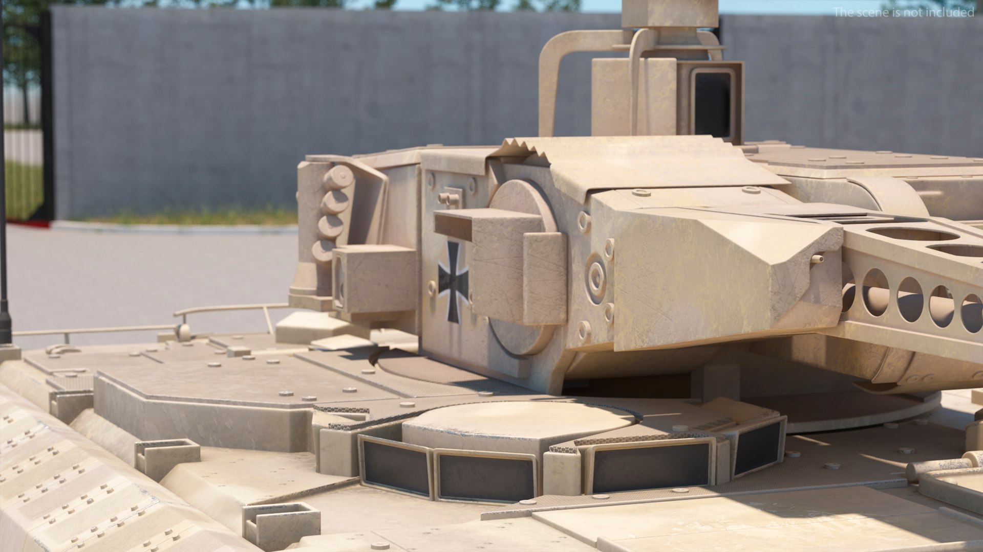 Puma German IFV Military Tank Sandy Dirty 3D Model - TurboSquid 2290820