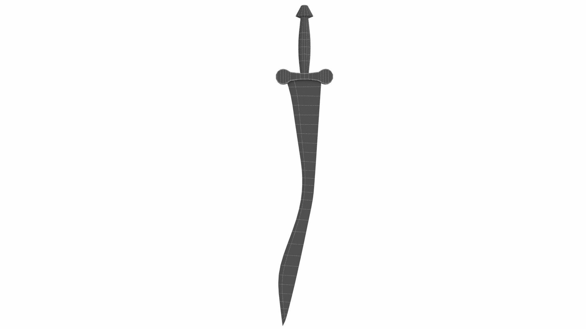 Curved Sword 5 3D Model - TurboSquid 2048906