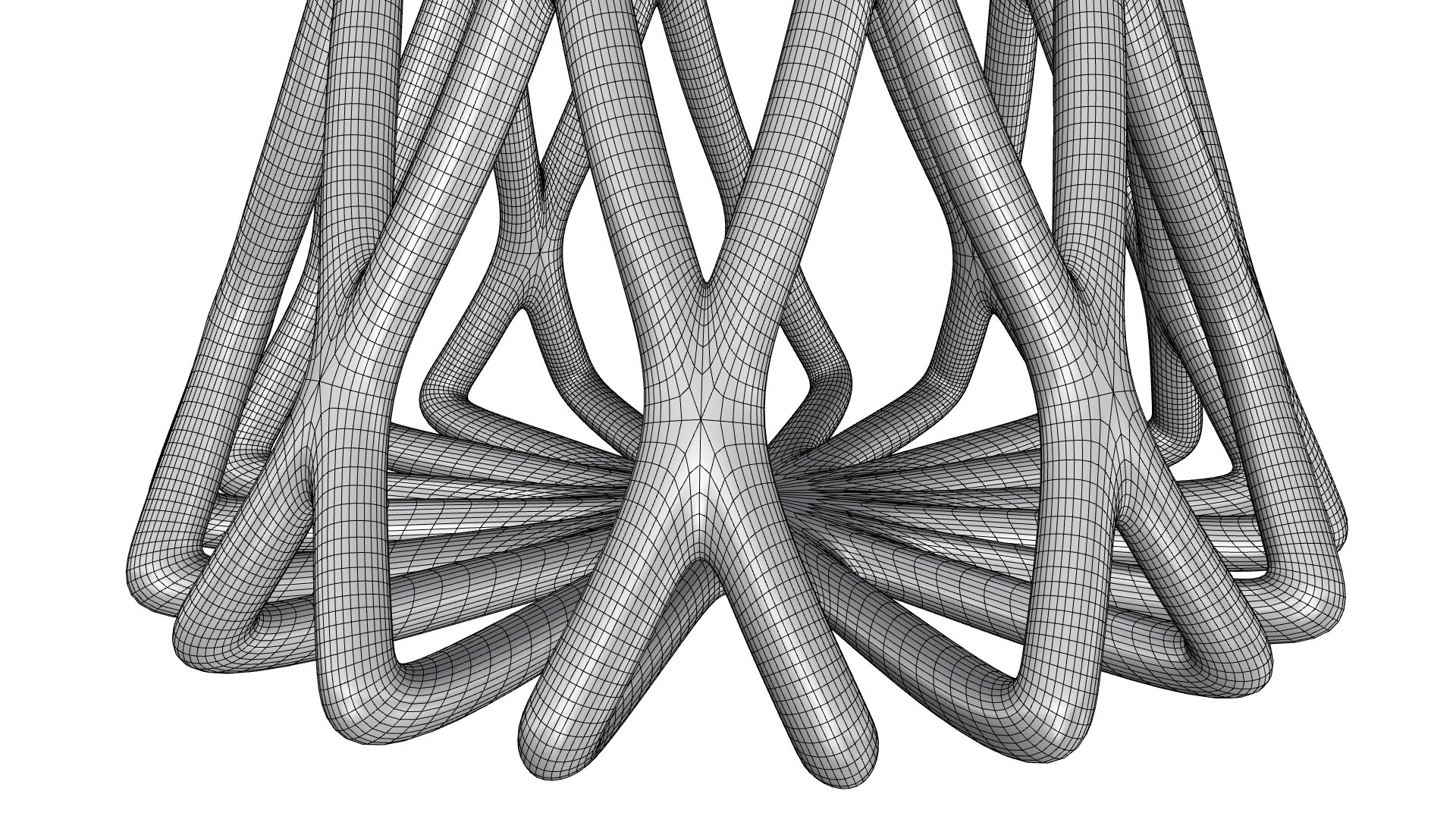 3D Pipes Network Column Model - TurboSquid 2301012