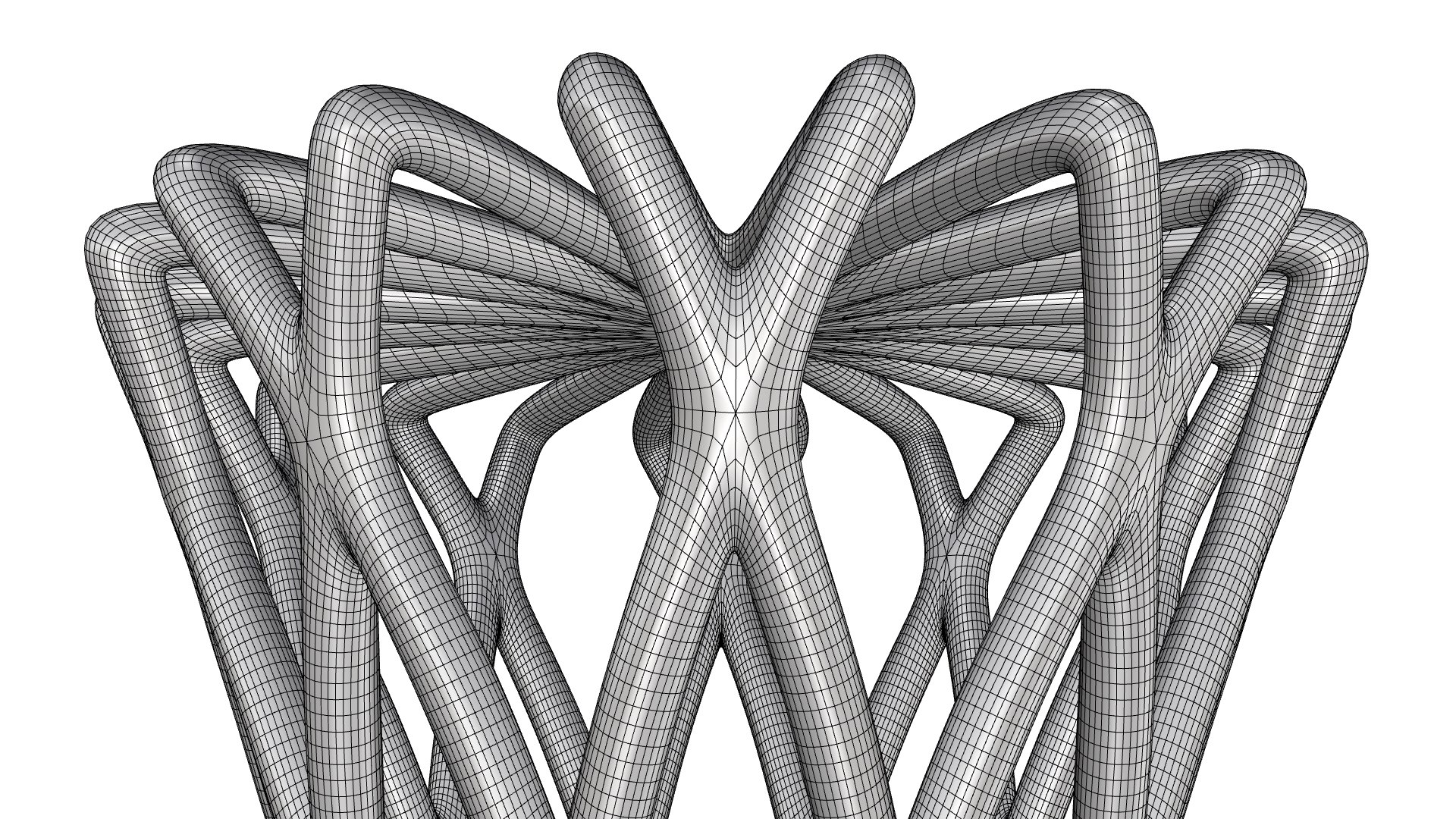 3D Pipes Network Column Model - TurboSquid 2301012
