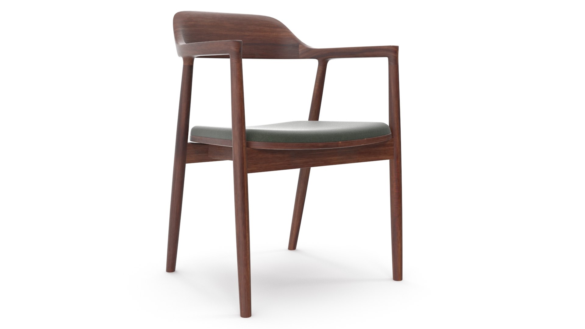 Hiroshima Armchair Upholstered 3D - TurboSquid 2296023