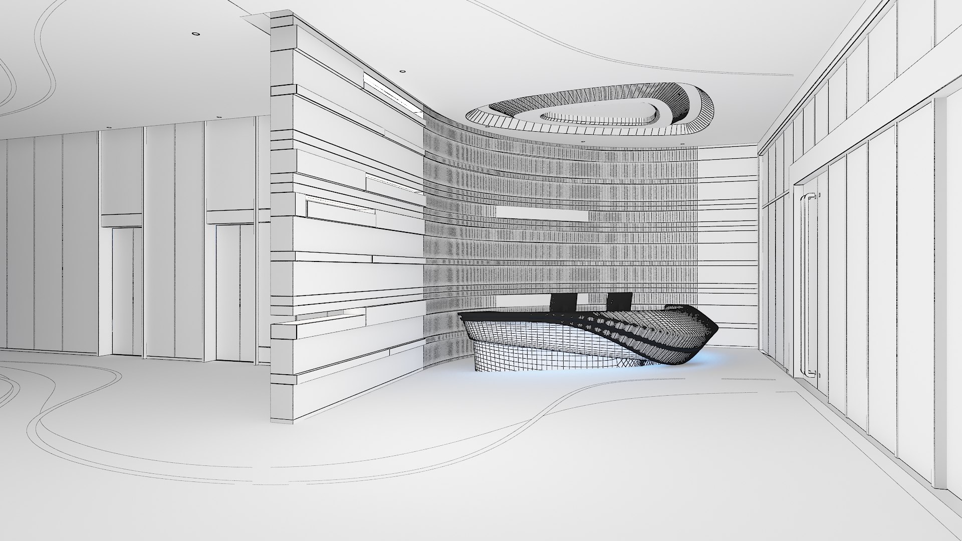 Lobby Reception 01 3D Model - TurboSquid 1739865