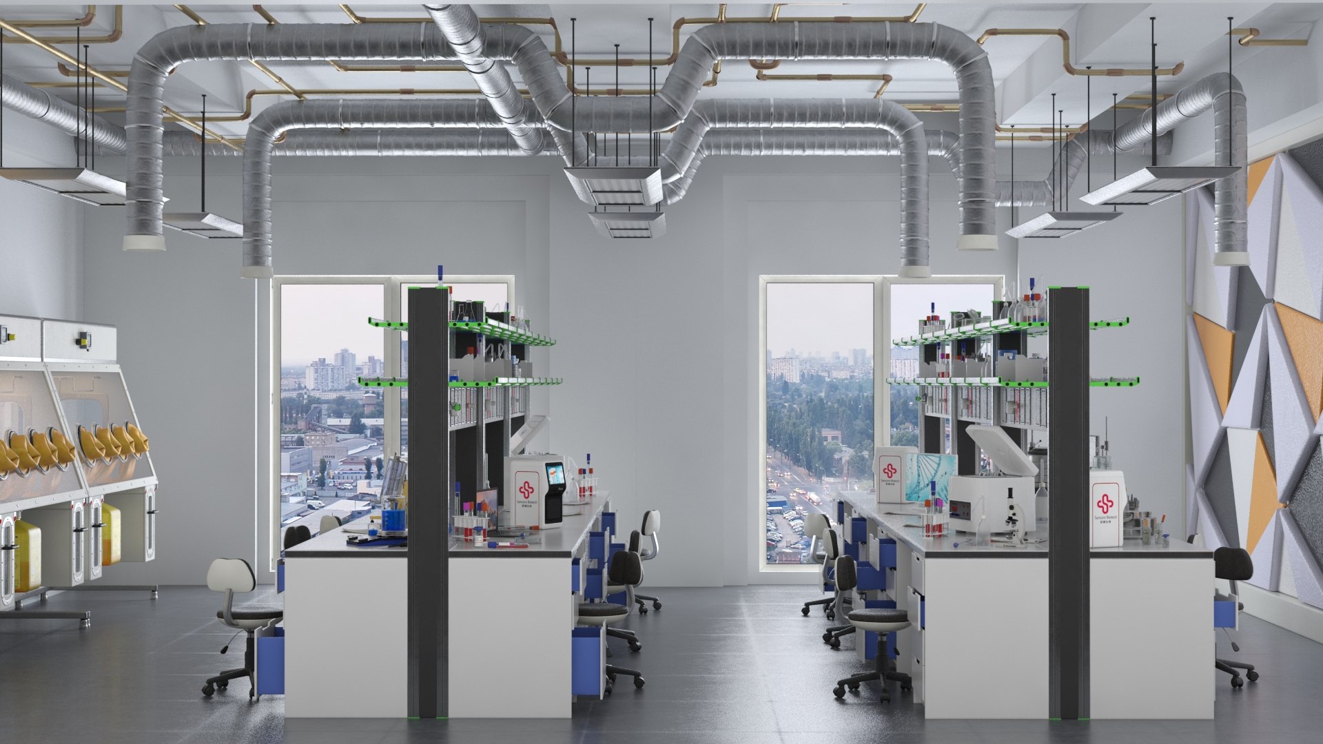 Laboratory Ventilation Model - TurboSquid 2281152