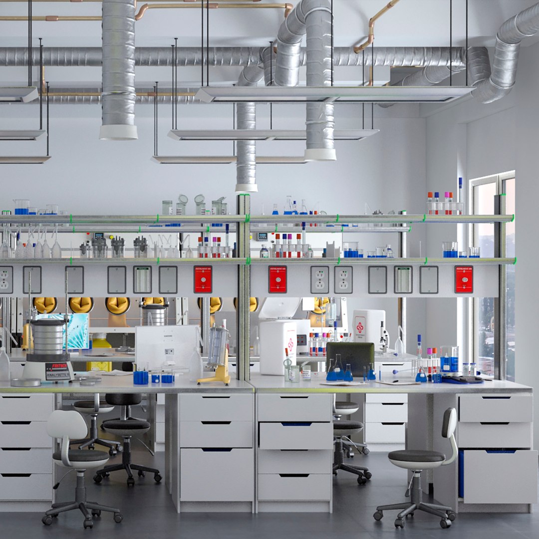 Laboratory Ventilation Model - TurboSquid 2281152