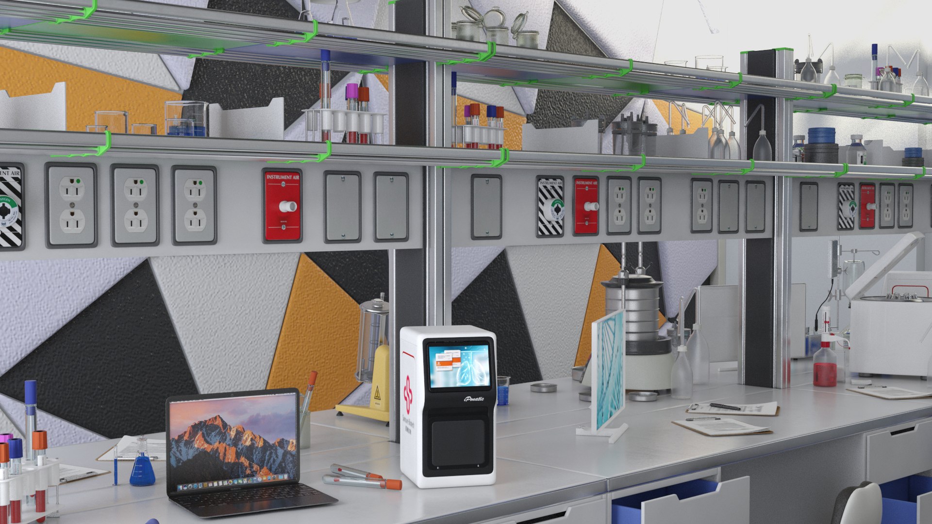 Laboratory Ventilation Model - TurboSquid 2281152