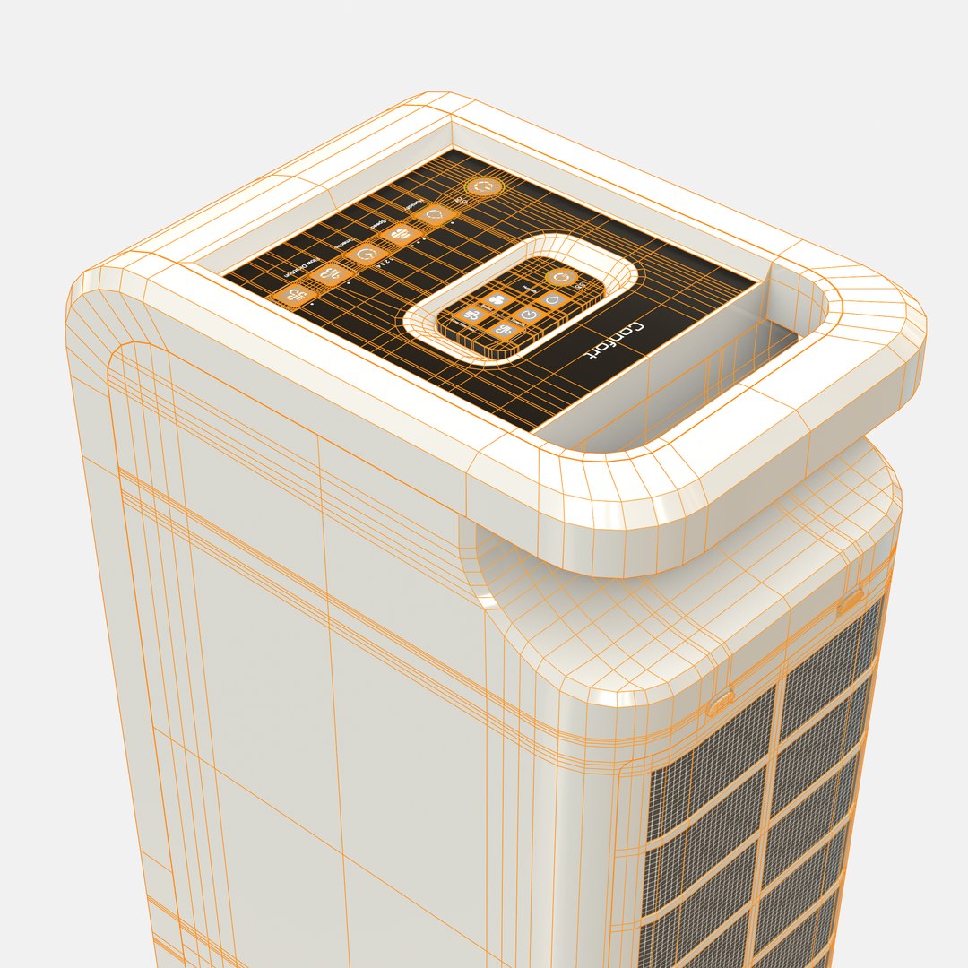 3D Model Grey Portable Air Conditioner - TurboSquid 1894219
