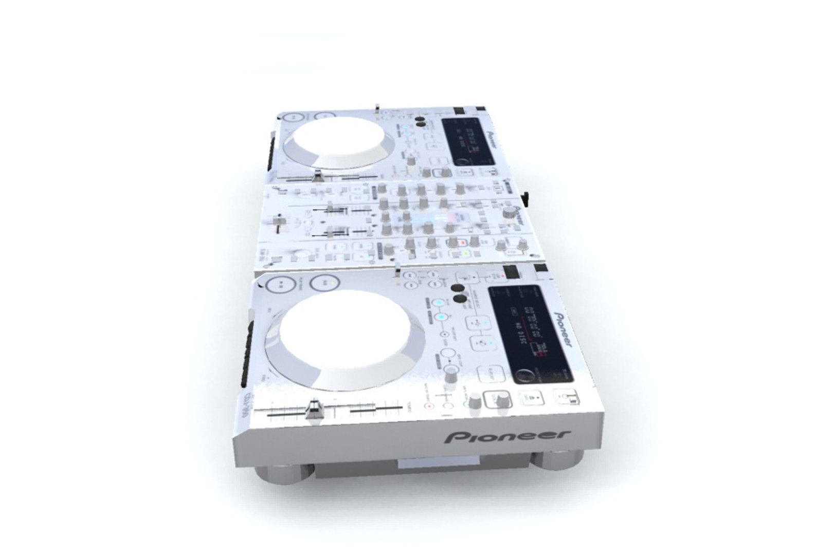 pioneer cdj 350 djm 3d max