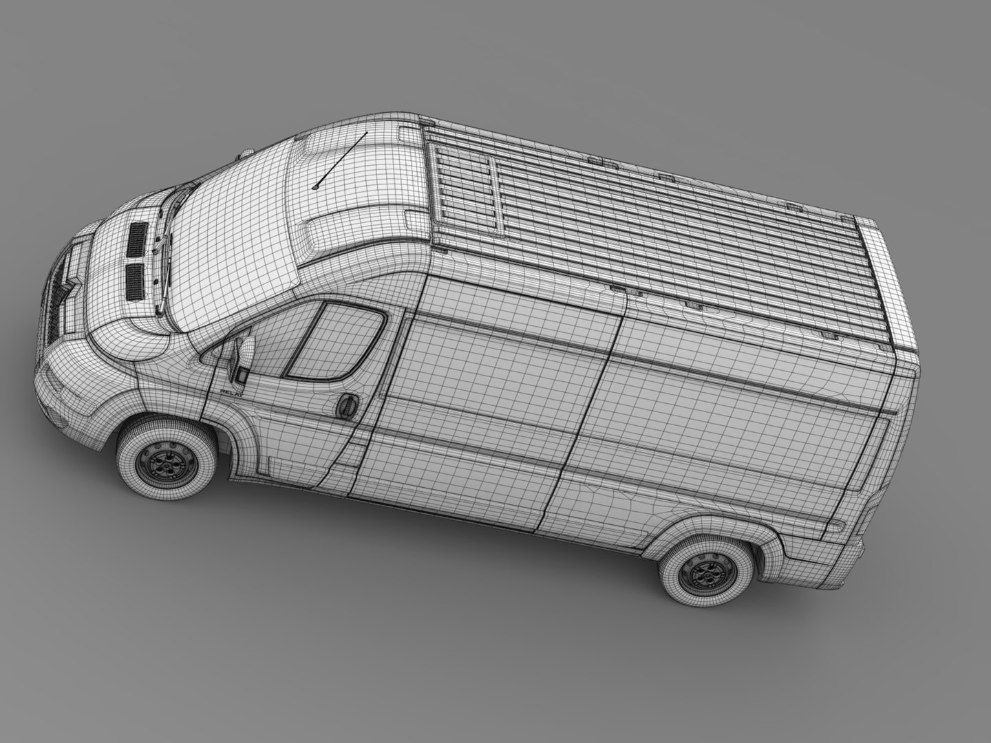 3d Model Citroen Relay Van