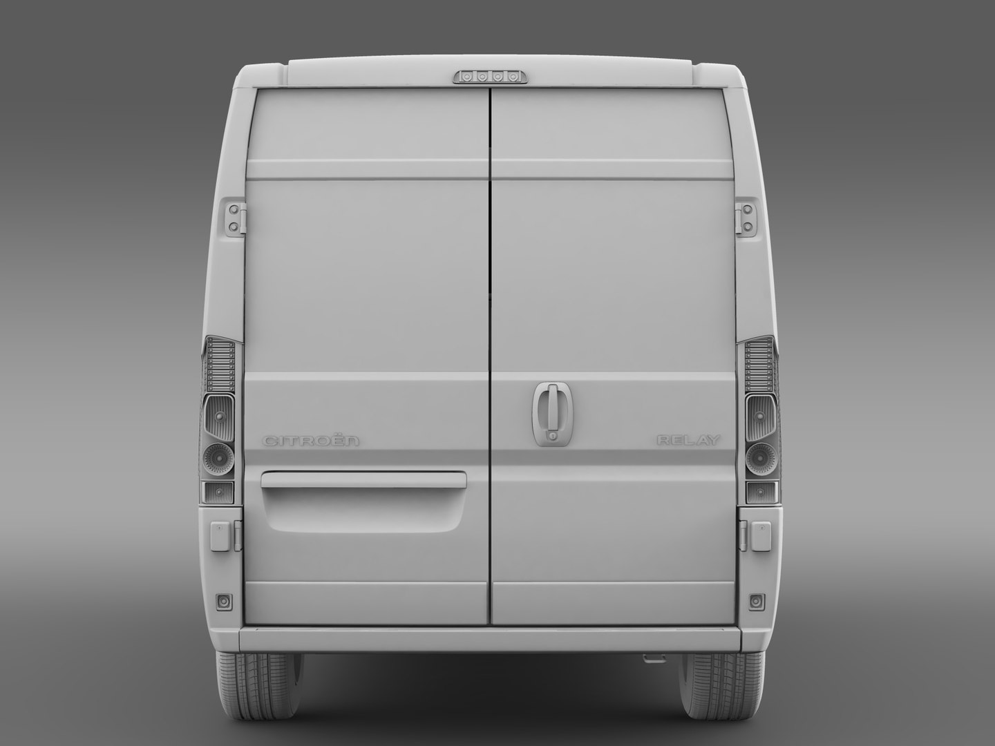 3d Model Citroen Relay Van