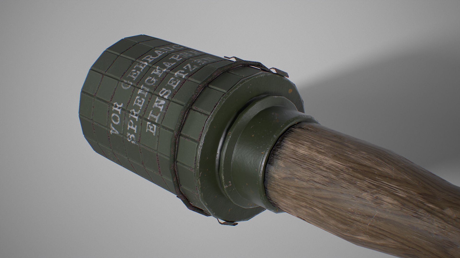 M24 Stick Grenade 3D Model - TurboSquid 2132784