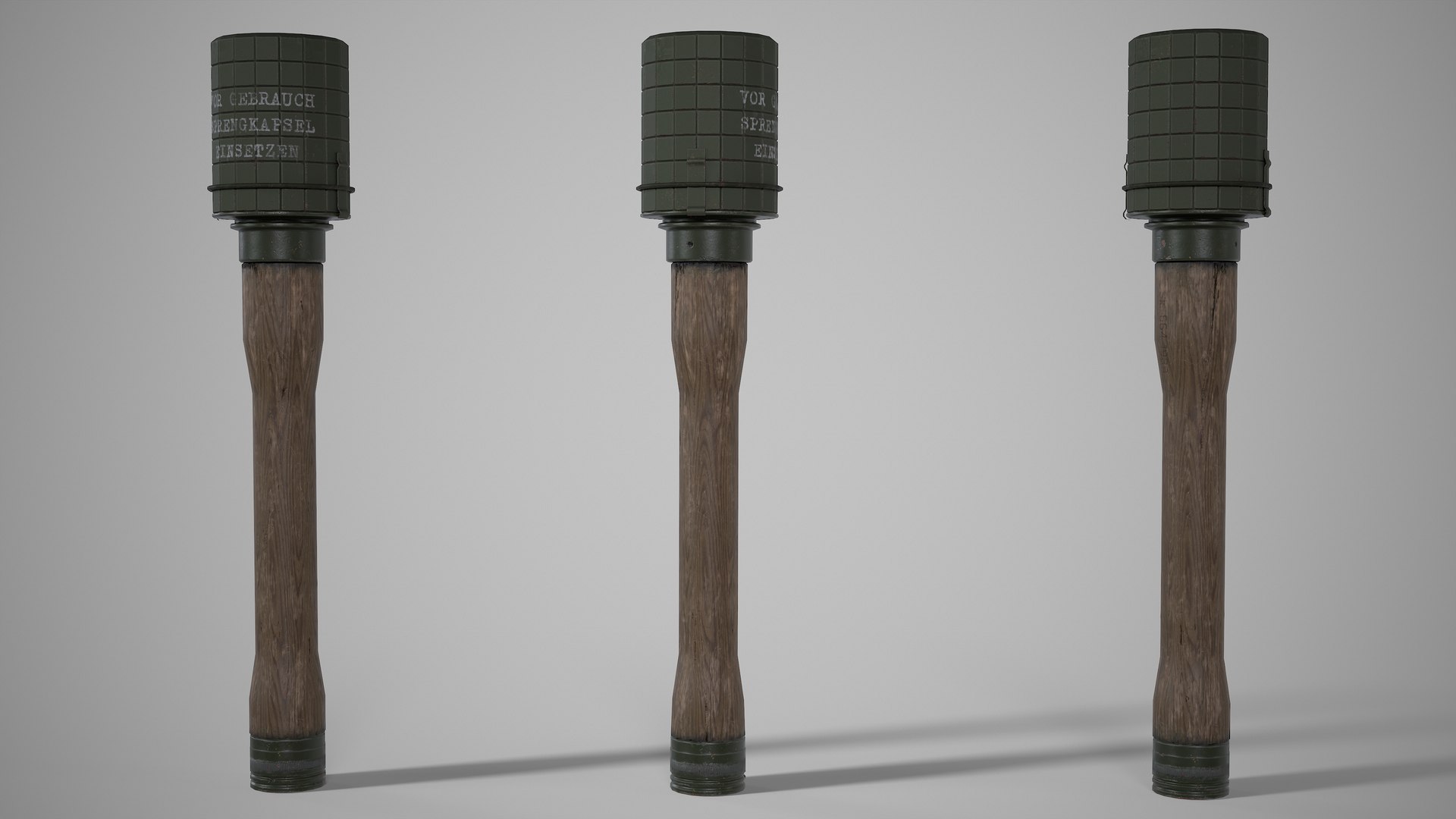 M24 Stick Grenade 3D Model - TurboSquid 2132784