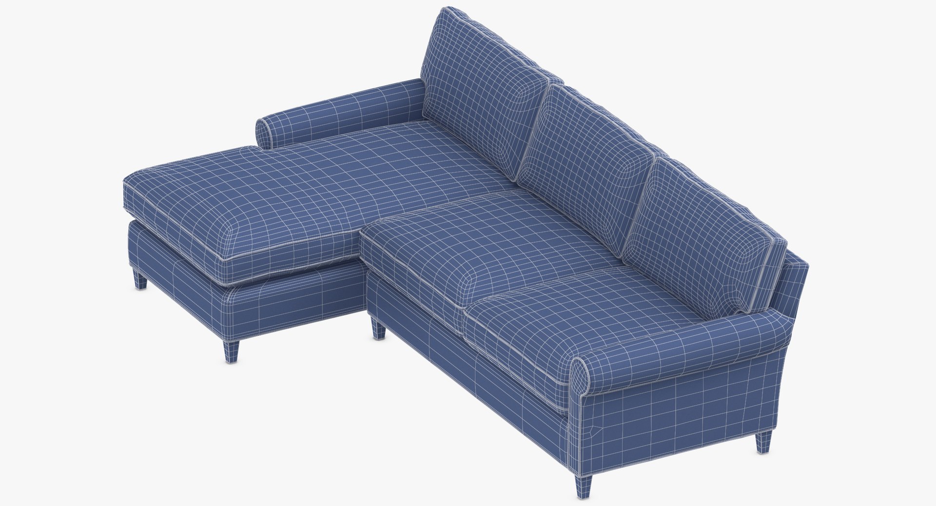 3D Model Contemporary Sectional Sofa - TurboSquid 1259566