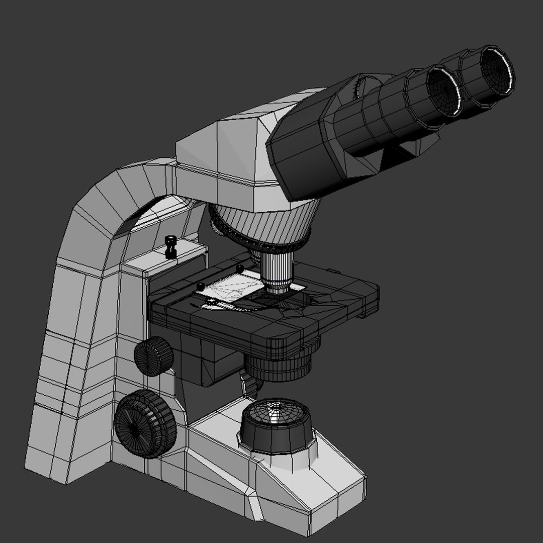 3d Model Biological Microscope Micro